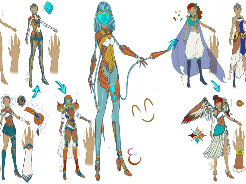 Character Design - Eli Moonhaven - Simbi